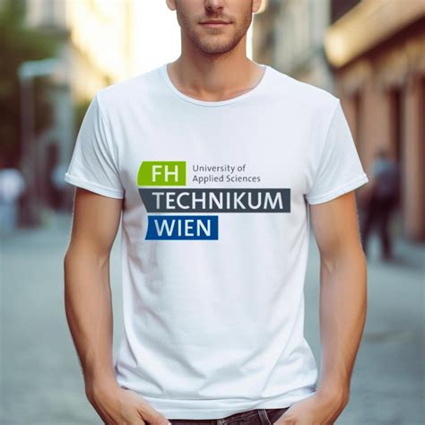 Fh Technikum Wien Logo Shirt Hersmiles