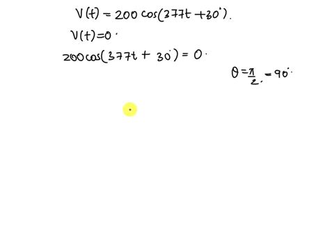 solved for a voltage v 400sin110pi t find the root mean square