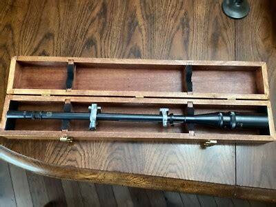 Vintage J Unertl 20x Rifle Scope With Mounts Box And 26 Long Sn