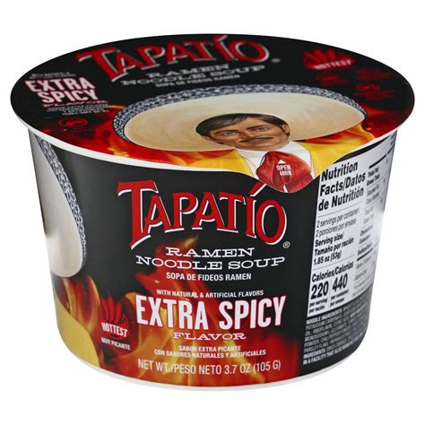 Tapatio Extra Spicy Flavor Ramen Noodle Soup 3 7 Oz 3 7 Oz Shipt