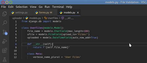 GitHub Morikeli File Validation Validating Files Before Uploading Using Django