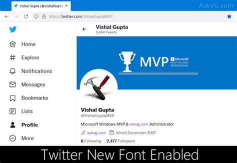 Tip Disable New Twitter Chirp Font And Restore Old Design UI AskVG