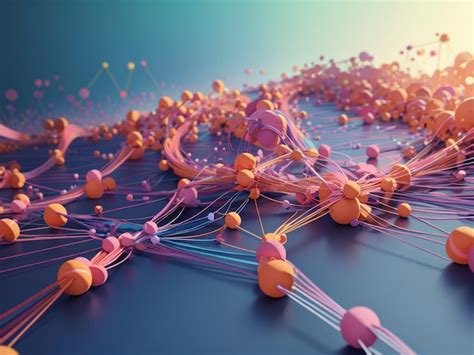 Premium Ai Image Virtual Network Visualization Mapping Digital Pathways