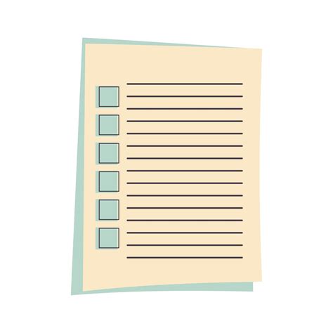 Memo Notepad Paper Sheets Cute Lined Notebook Template For Notes 46446302 Vector Art At Vecteezy