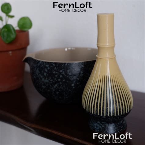 Bộ Dụng Cụ Pha Trà Matcha Nhật Bản Chawan Pha Trà Fernloft Home Decor