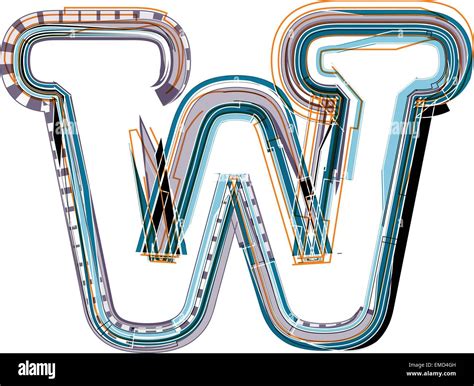 W Letter High Resolution Stock Photography And Images Alamy