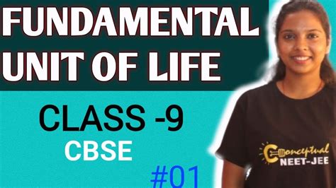 Fundamental Unit Of Life Class 9 Biology Explained By Bhoomika Ma