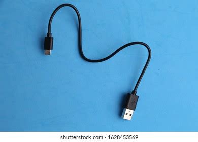 Usb Cable Color Background Stock Photo 1628453569 Shutterstock