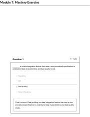 Module Mastery Exercise MIS Pdf Module Mastery Exercise Due No Due Date Points