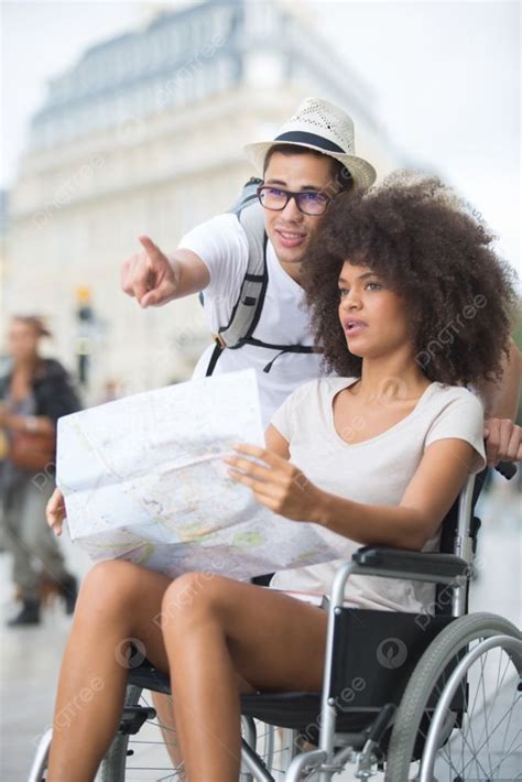 Helping A Handicapped Girl Find Her Way Photo Background And Picture For Free Download Pngtree