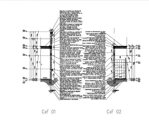 Multi Story Housing Apartment Building Sectional Constructive Details Dwg File