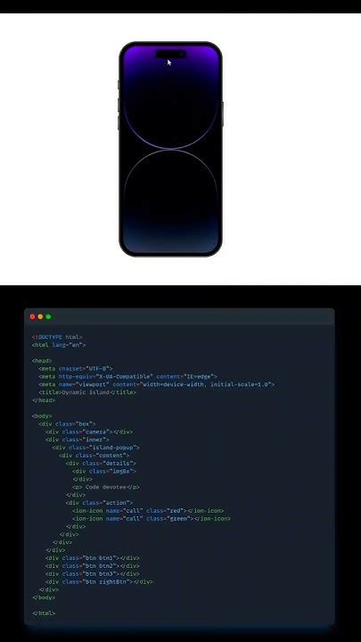 Dynamic Island Ui Design Tutorial Html Css And Javascript Web