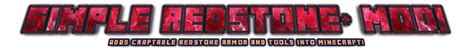 Simple Redstone Mod Minecraft Mods Mapping And Modding Java Edition Minecraft Forum