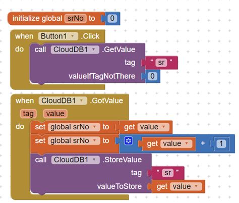 Number Increment And Store Mit App Inventor Help Mit App Inventor