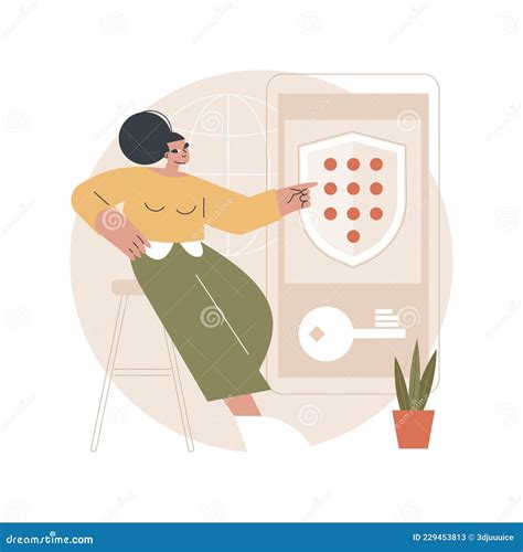 Secure Web Traffic Abstract Concept Vector Illustration Stock Vector Illustration Of Virtual