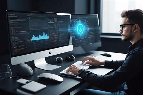 Crafting Innovative Solutions Programmers Tech Endeavors Premium Ai Generated Image