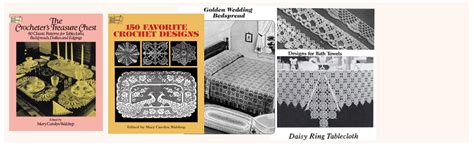 150 Favorite Crochet Designs Dover Knitting Crochet Tatting Lace