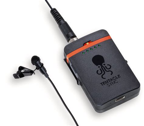 Tentacle Sync Tr1 Us Track E Timecode Audio Recorder With Lavalier