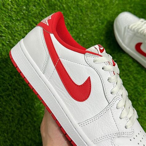 Air Jordan 1 Low Og Whiteuniversity Red Cz0790 161 Sneaker News