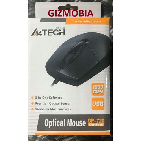A4TECH OP 720 OPTICAL WHEEL USB WIRED MOUSE BRANDNEW Shopee Philippines