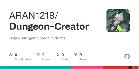 GitHub ARAN Dungeon Creator Rogue Like Game Made In Flutter