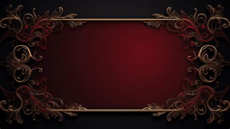 Classic Background Ornamental Frame Premium Ai Generated Image