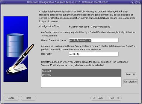 11g Release 2 Rac Create Rac Database Oracletempspace Or My