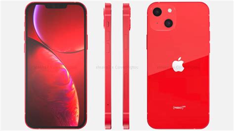IPhone Product Red Appears In Renders Show Design Changes