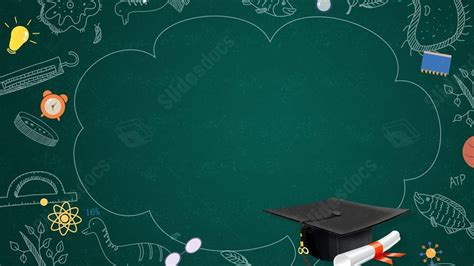 Creative Black Learning Tool Chalk Education Blackboard Powerpoint