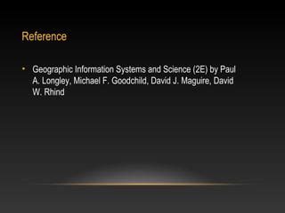 Spatial Analysis Using GIS PPS