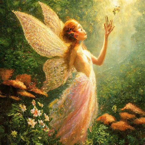 «Фея — картинка создана в Шедевруме