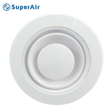 Plastic Round Multi Cone Diffuser HVAC Duct Fittings Air Conditioning Installation Supplier