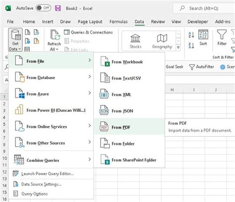 how to import pdf invoice data in an excel list quora