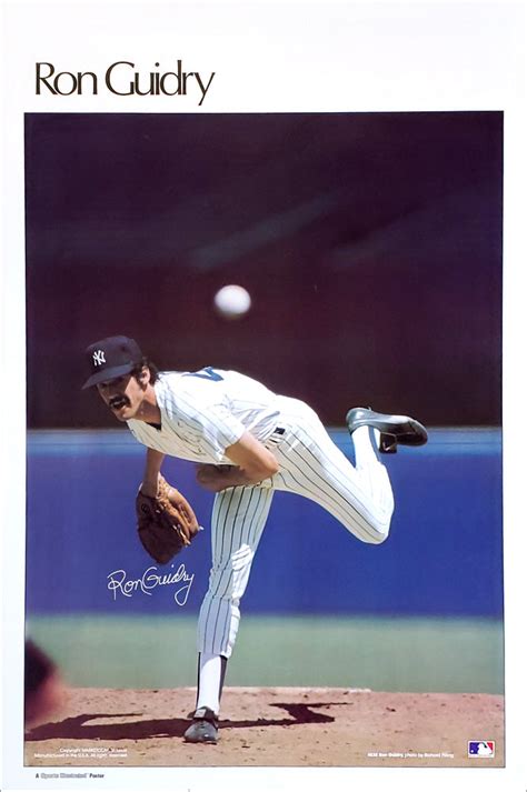 Ron Guidry Superstar New York Yankees Vintage Original Poster Spor