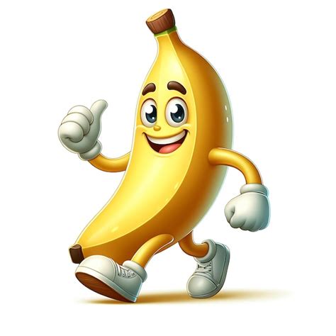 Premium Photo A Banana With A Face And A Face On It