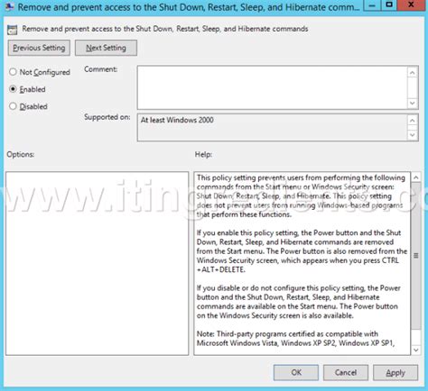 How To Remove Shutdown From Start Menu Via Gpo