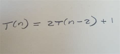 Solved Provide Drawing Of Recursion Tree And Give Asymptotic