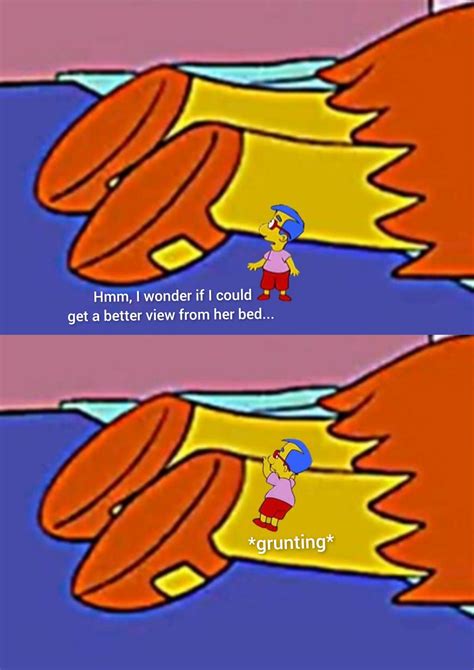 Tiny Milhouse On Lisas Bed 2 By Supermariorocks On Deviantart