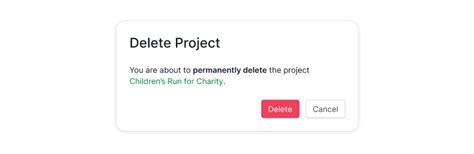 Delete Project