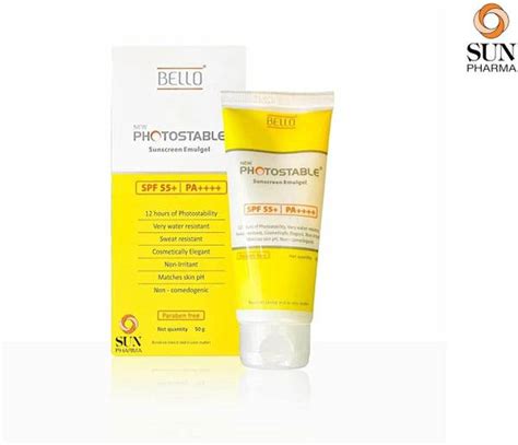 Sun Pharma Sunscreen Spf 55 Pa Photostable Sunscreen Emulgel