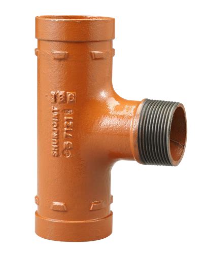 Vsh Shurjoint Reducing Tee Groove X Male Thread X Groove