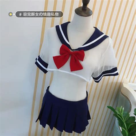 Милая школьная форма для девочек наряд Лолиты эротический косплей