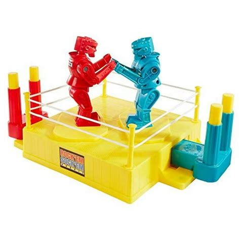 Rock Em Sock Em Robots You Control The Battle Of The Robots In A Boxing Ring Walmart