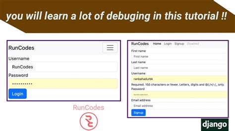 How To Create Login And Registrationsignup Form Using Django