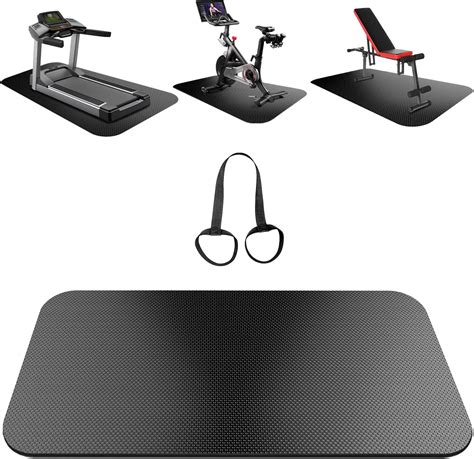 Treadmill Mat Exercise Bike Trainer Mat Exercise Equipment Mat Elliptical Machine Mat