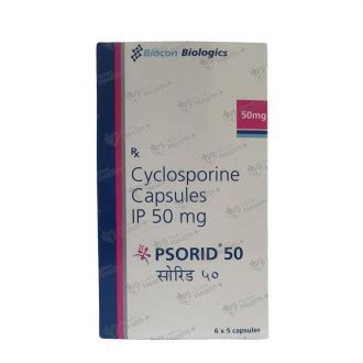 Buy Psorid 50 mg Capsule (5 Cap) Online at Best price in India ...