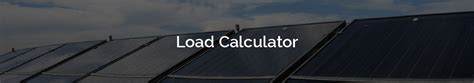 Off Grid Load Calculator