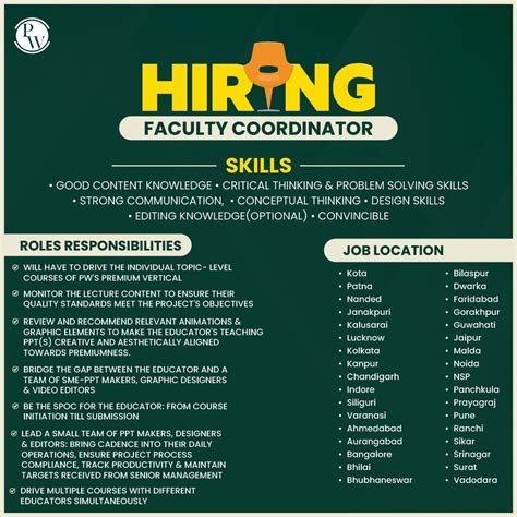 Edtech Coordinator Pw Physicswallah 131 Comments