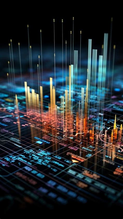 Financial Diagrams Representing Data And Analytics In A Business