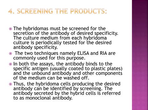 Monoclonal Antibodies Production Pptx